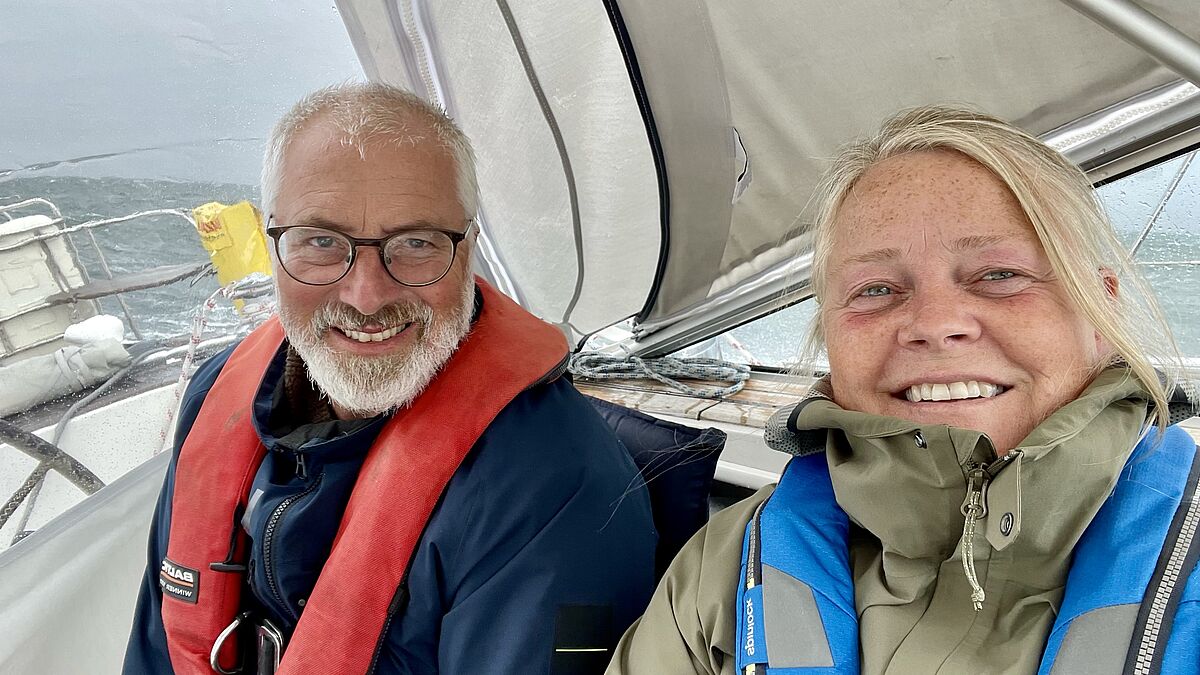 Maria og Jens var på ferietur under stormen: - Når man har en båd til ...