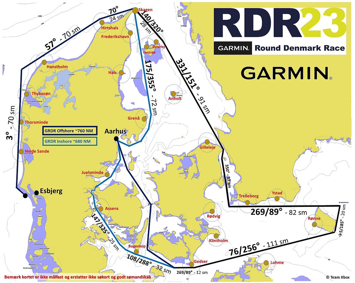 Genstart af Garmin Round Denmark Race - skippermøde i Helsingør om ...